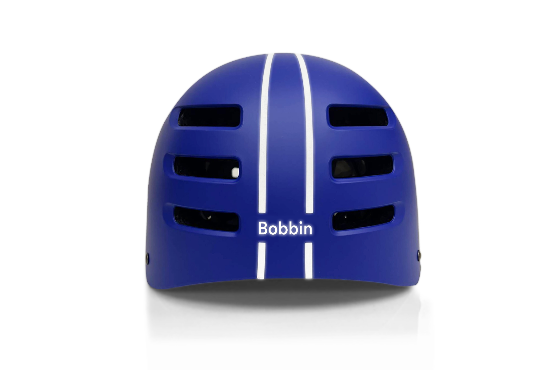 Bobbin Arcade Bike Helmet Regal Blue Orange | S/M & M/L