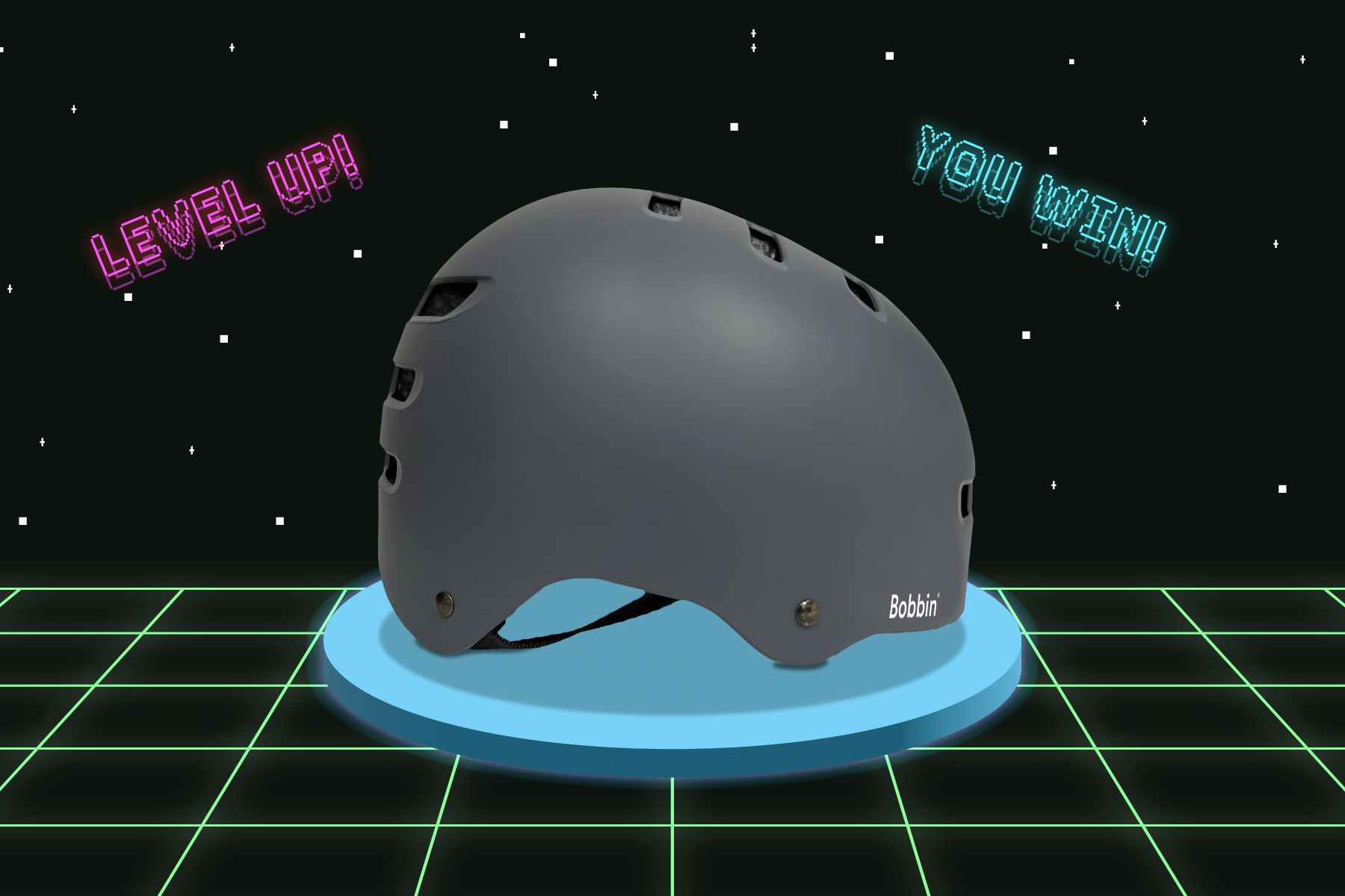 Bobbin Arcade Bike Helmet Stone Grey | Medium/Large