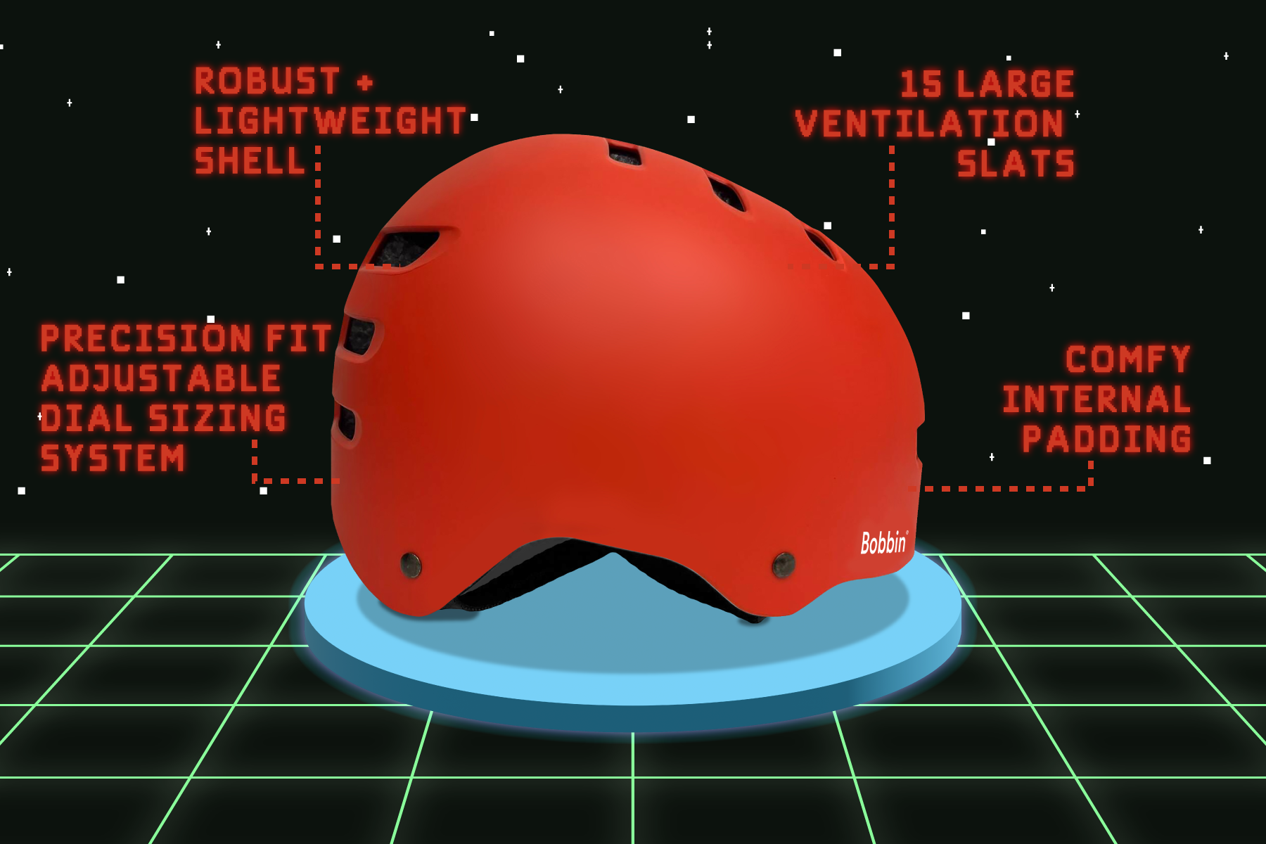 Bobbin Arcade Bike Helmet Rust Orange | Small/Medium