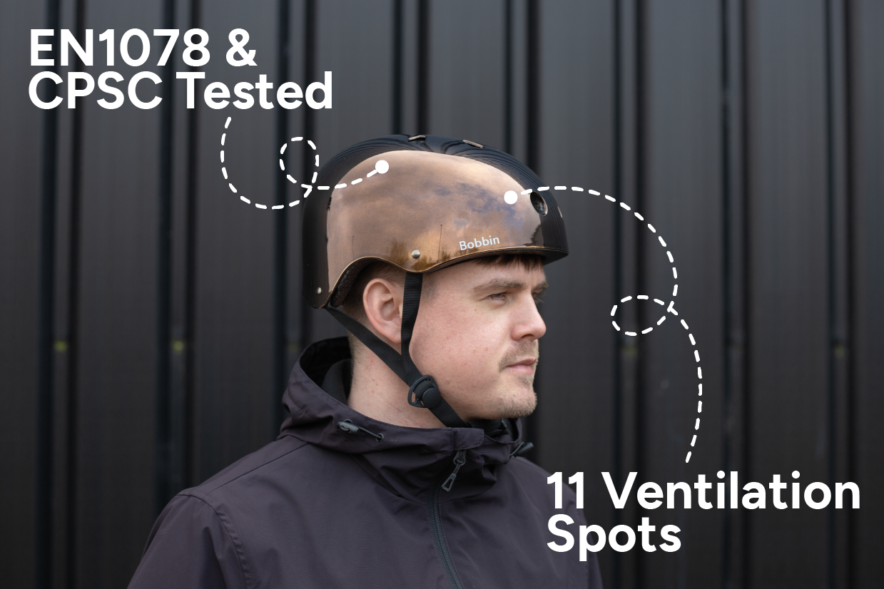 Mirror Mirror Helmet Bronze | Adult Bike Helmet | Bobbin