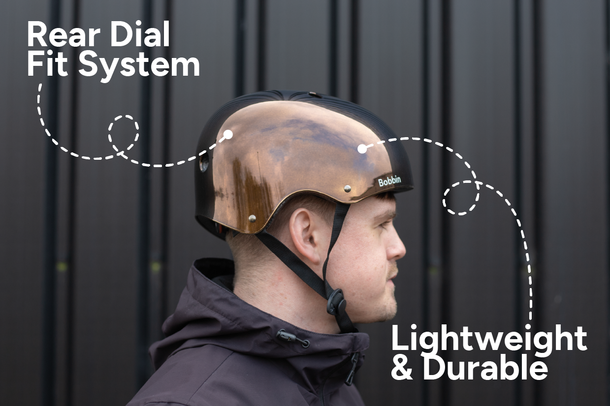 Mirror Mirror Helmet Bronze | Adult Bike Helmet | Bobbin
