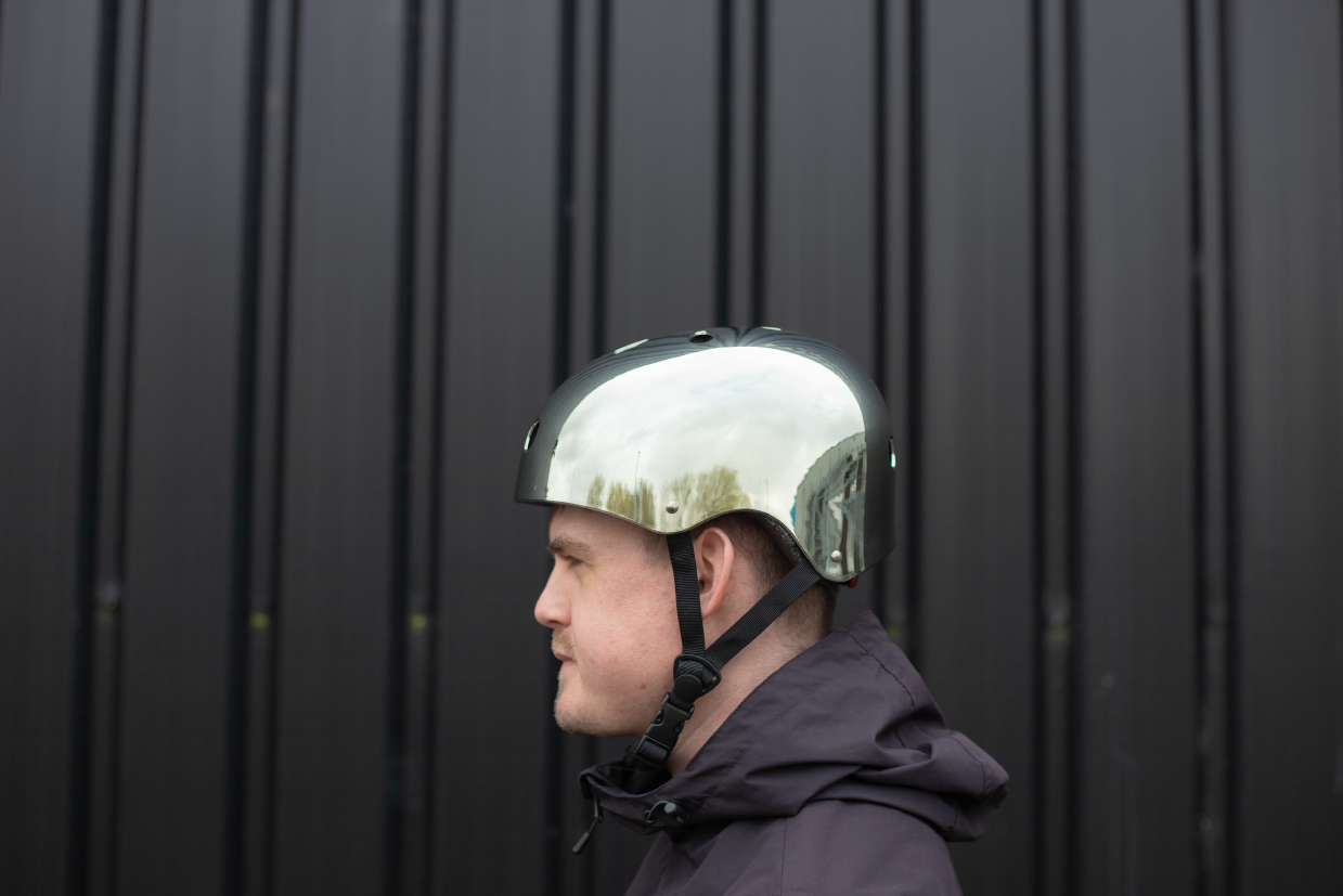 Mirror Mirror Bike Helmet: Chrome | Shop Now From Bobbin