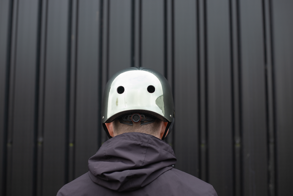 Mirror Mirror Bike Helmet: Chrome | Shop Now From Bobbin